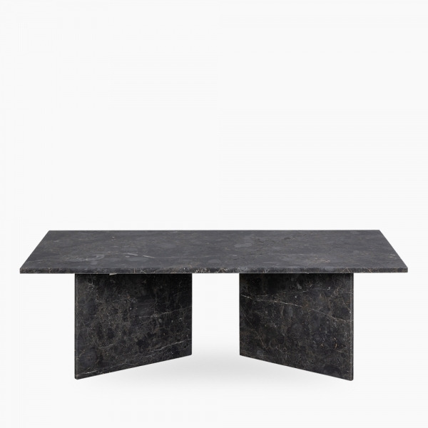 Vega Coffee Table, Storm Grey Marble by Cult Furniture | ufurnish.com