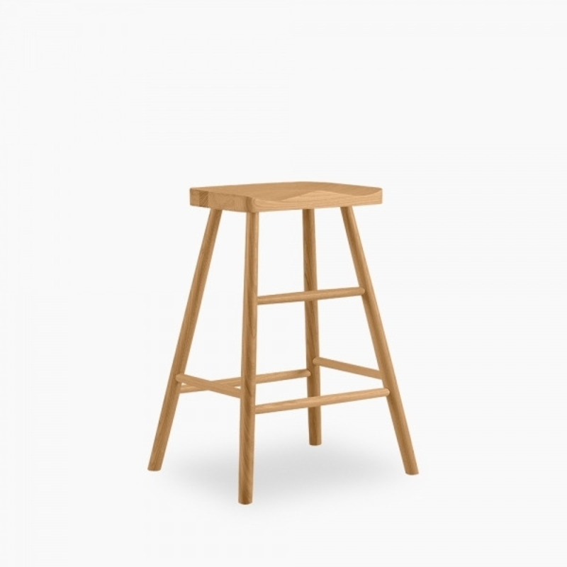 Callie Wooden Kitchen Stool, Natural by Cult Furniture | ufurnish.com