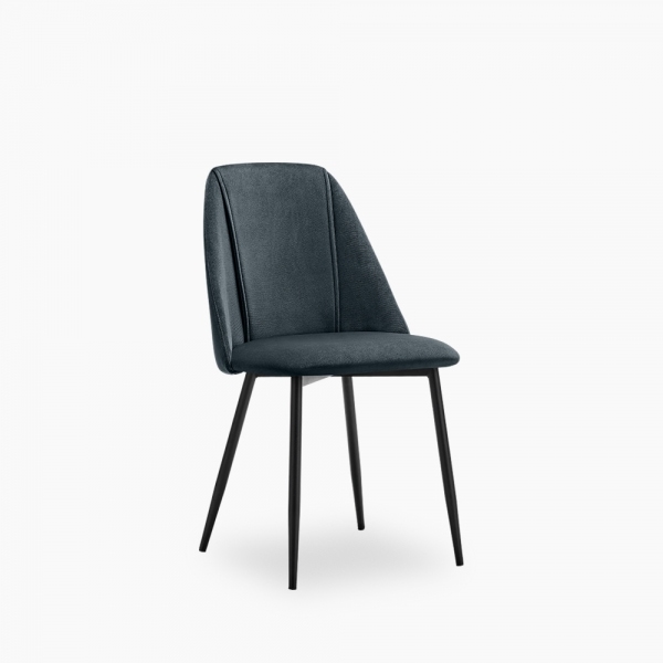 £10 Off Marco Dining Chair, Ink Grey Sustainable Velvet by Cult ...