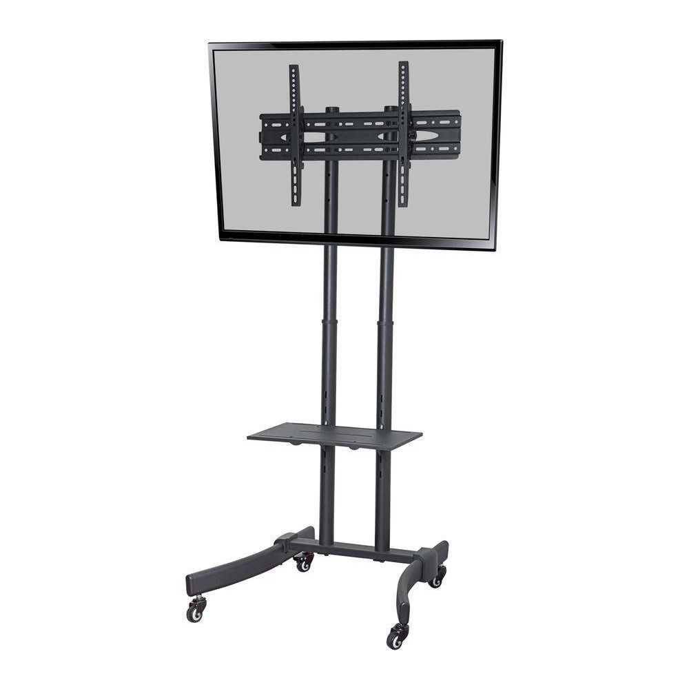 Properav Portable Trolley TV Stand with Bracket - Black, Black by ...