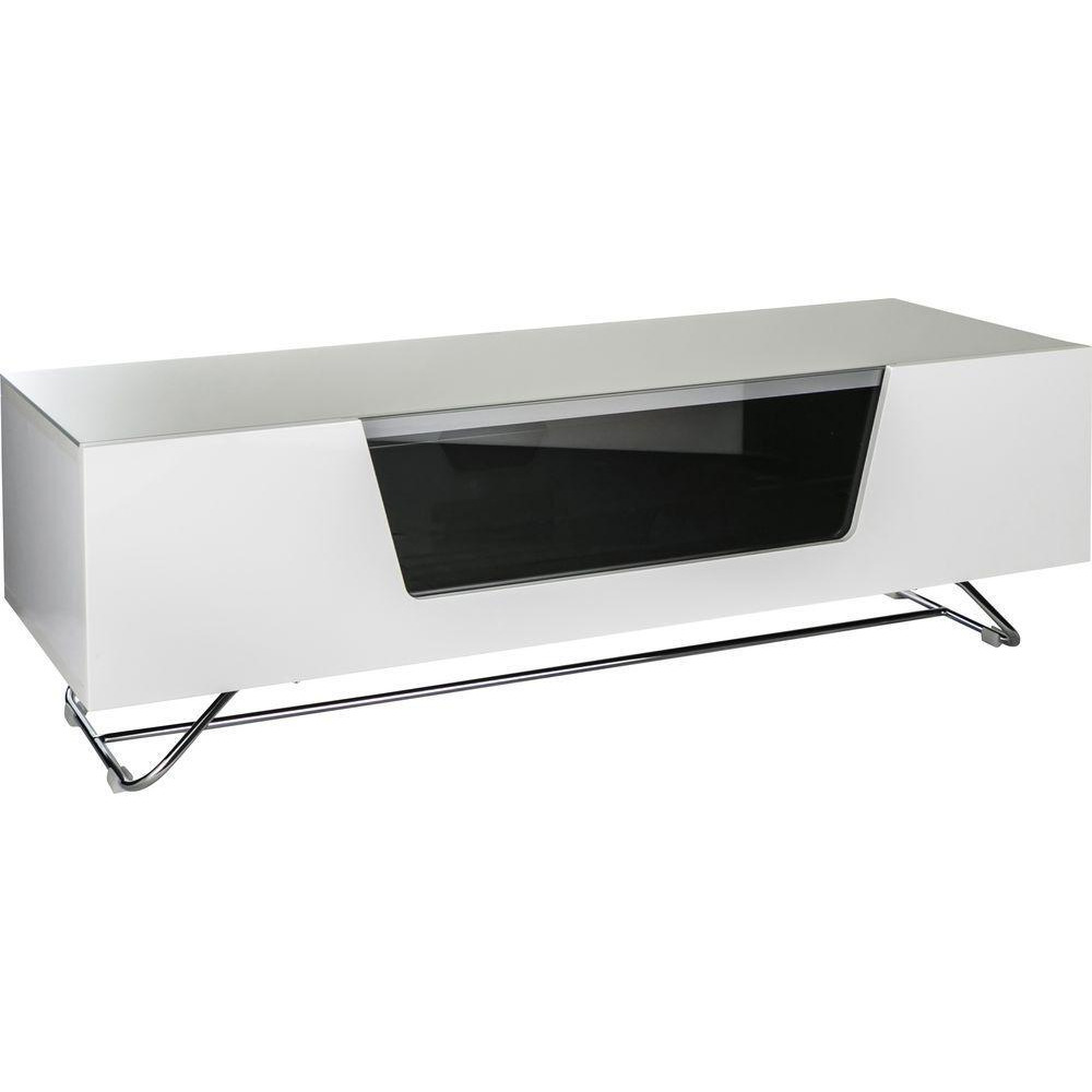 Alphason Chromium 2 1200 TV Stand - White, White by Currys | ufurnish.com