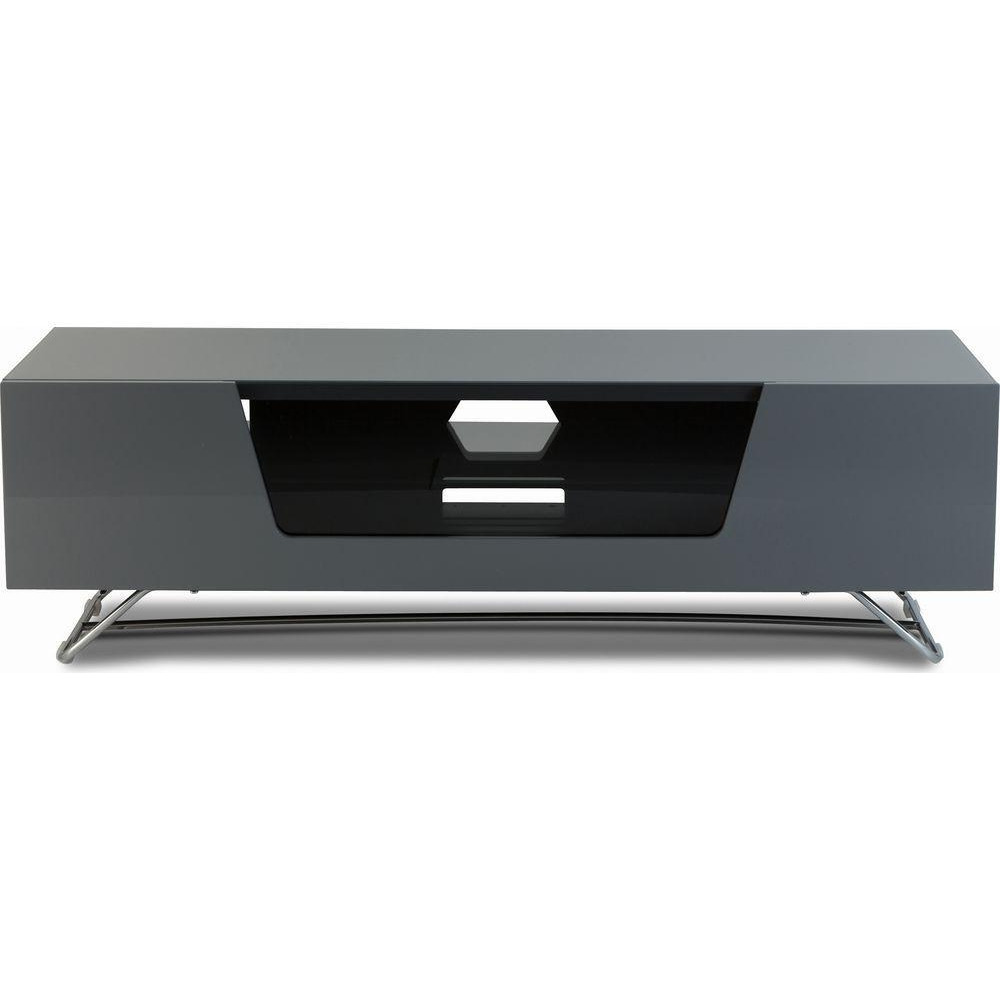 Alphason Chromium 2 1200 TV Stand - Grey, Silver/Grey by Currys | ufurnish.com