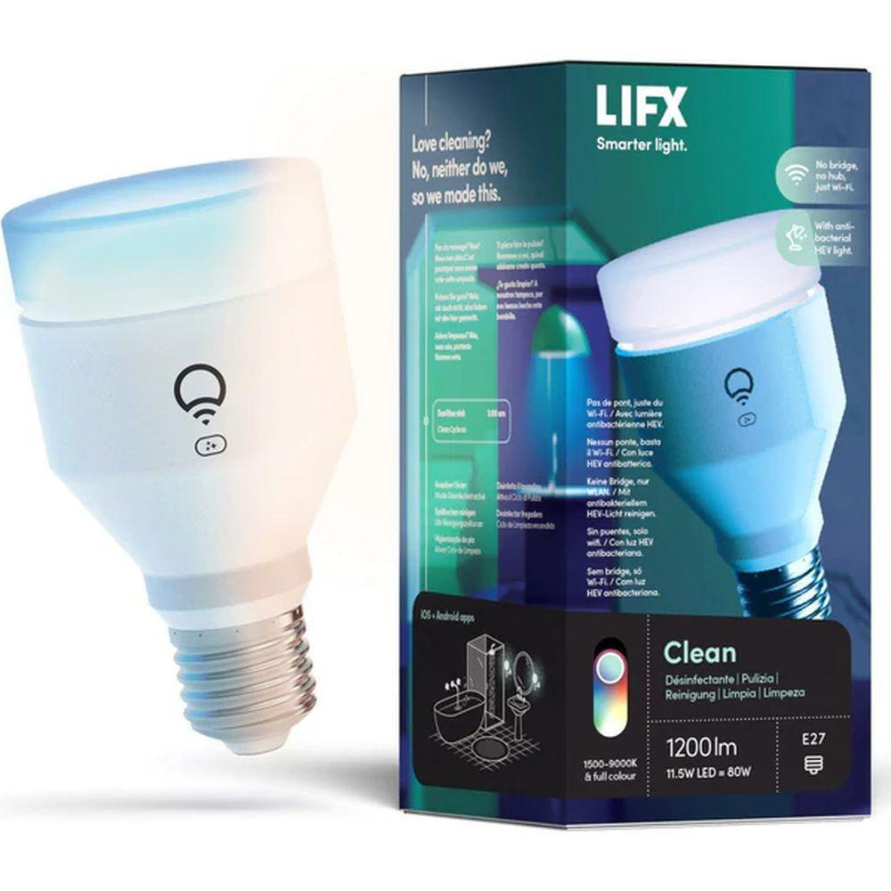 LIFX Clean Smart LED Light Bulb - E27 by Currys | ufurnish.com