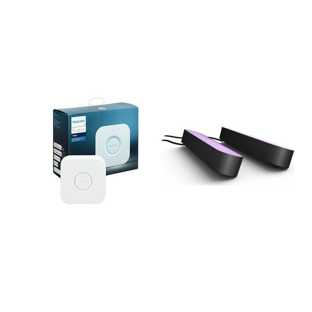 Philips Hue Hue Play White and Colour Smart LED Light Bar Twin Pack ...