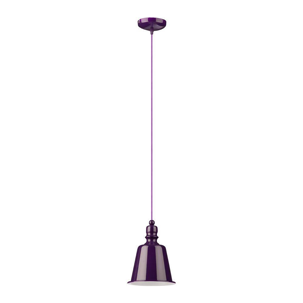 INTERIORS by Premier Pagoda Pendant Ceiling Light - Purple by Currys ...