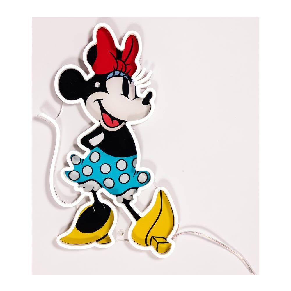 YELLOWPOP Disney Minnie Mouse LED Wall Lamp - Clear & White by Currys ...