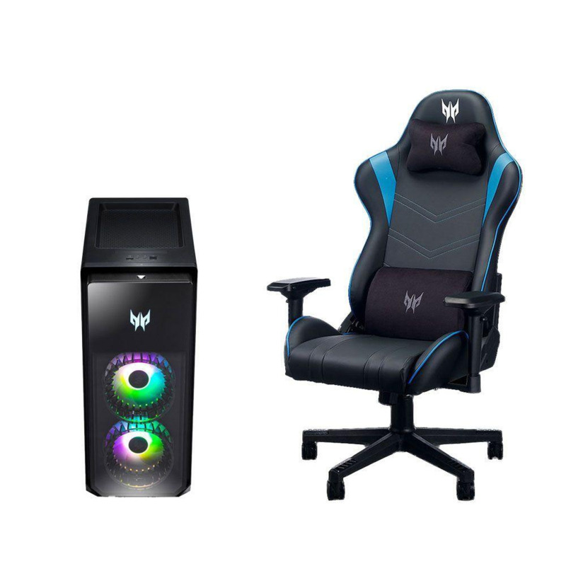Acer Predator Rift Gaming Chair & Predator Orion 5000 PO5-650 Gaming PC ...