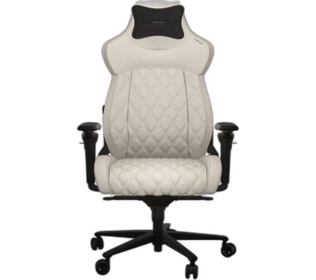 CORSAIR TC500 LUXE Gaming Chair - Frost, Cream by Currys | ufurnish.com