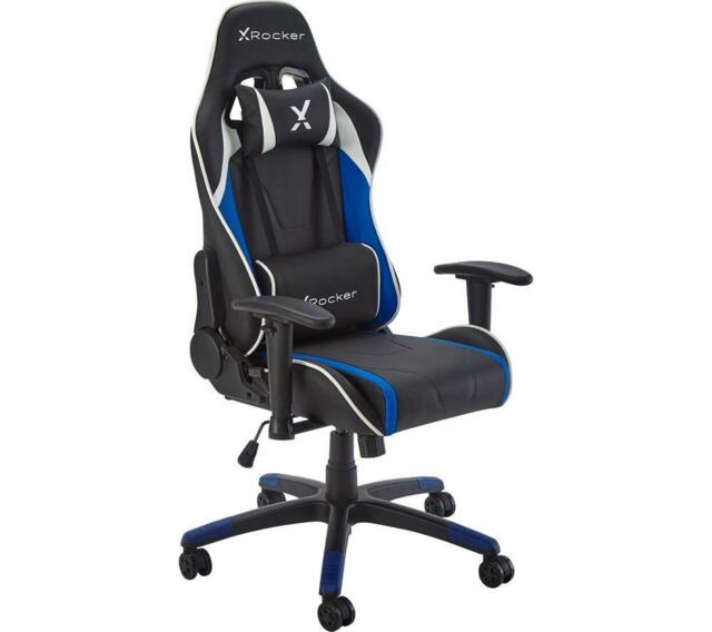 X ROCKER Agility Compact Junior Gaming Chair - Blue, Blue by Currys ...