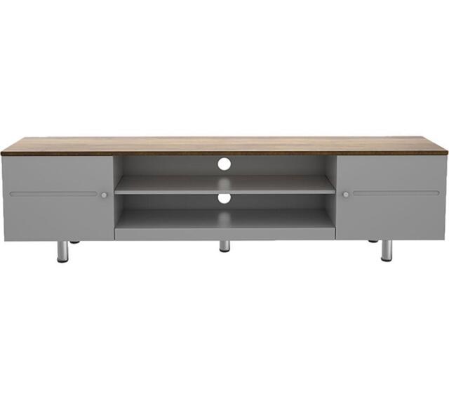 AVF Whitesands FS1900WSSG 1900 mm TV Stand - Grey & Rustic Wood, Silver ...