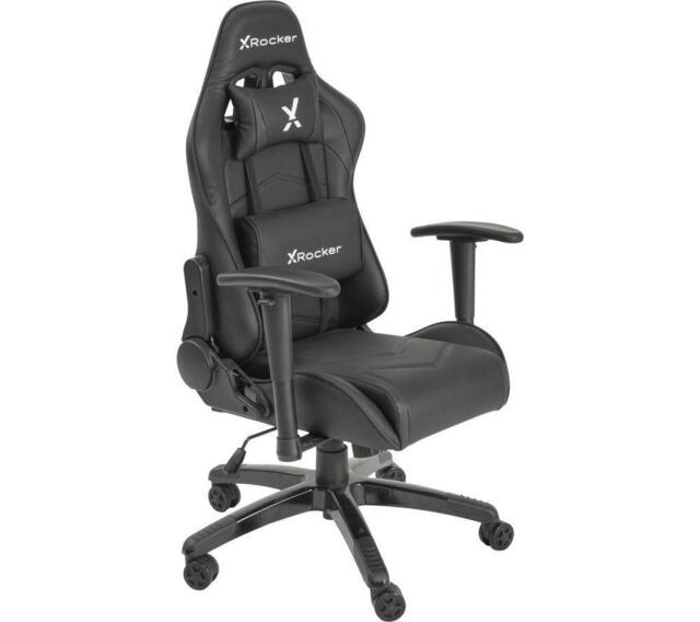 X ROCKER Agility Compact Junior Gaming Chair - Carbon Black, Black by ...