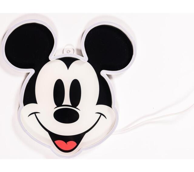 YELLOWPOP Disney Mickey Mouse Face LED Wall Lamp - Clear & White by ...