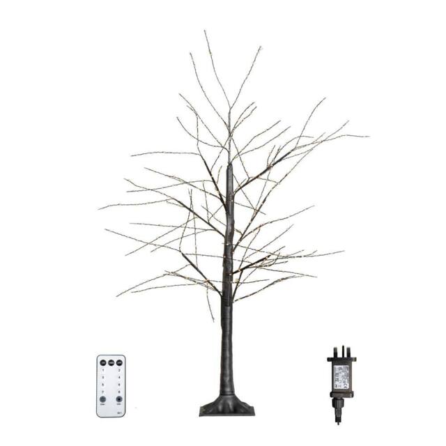 Samuel Alexander 4ft Tall Black Micro Dot Christmas Tree with 400 White ...
