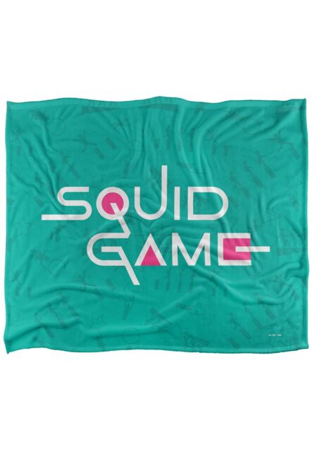Netflix Squid Game Aqua Logo Officially Licensed Silky Touch Super Soft ...