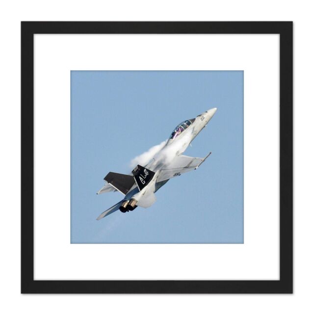 Military USA Navy FA-18F Super Hornet Strike Fighter Photo 8X8 Inch ...
