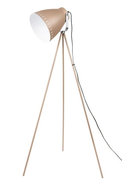 Floor Lamp Mingle with 3 Metal Legs - Brown by Debenhams | ufurnish.com
