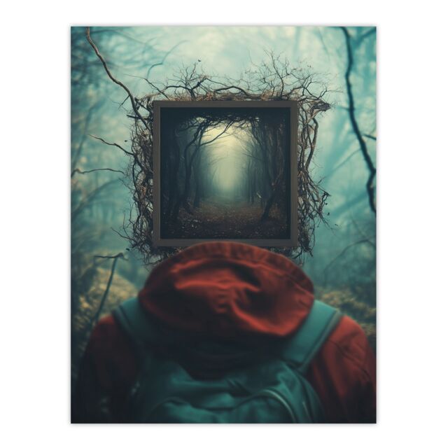 "Artery8 Inception Deception Path Choice Conceptual Art Wall Art Print ...
