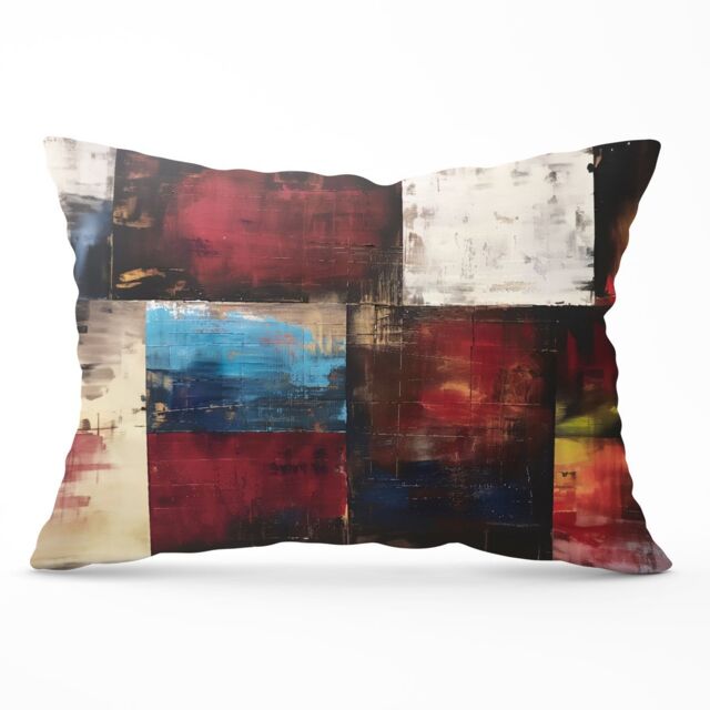 Warren Reed - Designer Rustic Harmony In Bold Colours Cushions - Size ...