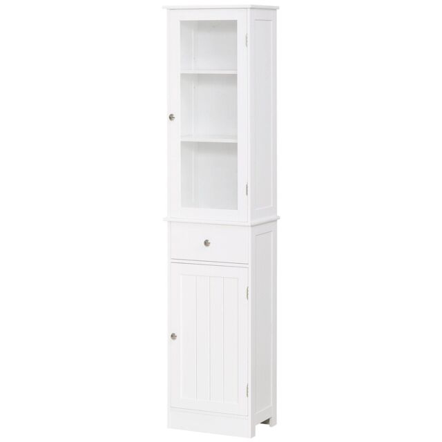 Organizer Restroom Tower Tall Pantry Tower with Multi Tier Shelving by ...