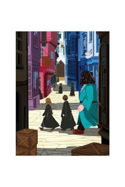 Looking Forward Diagon Alley Paper Print by Debenhams | ufurnish.com