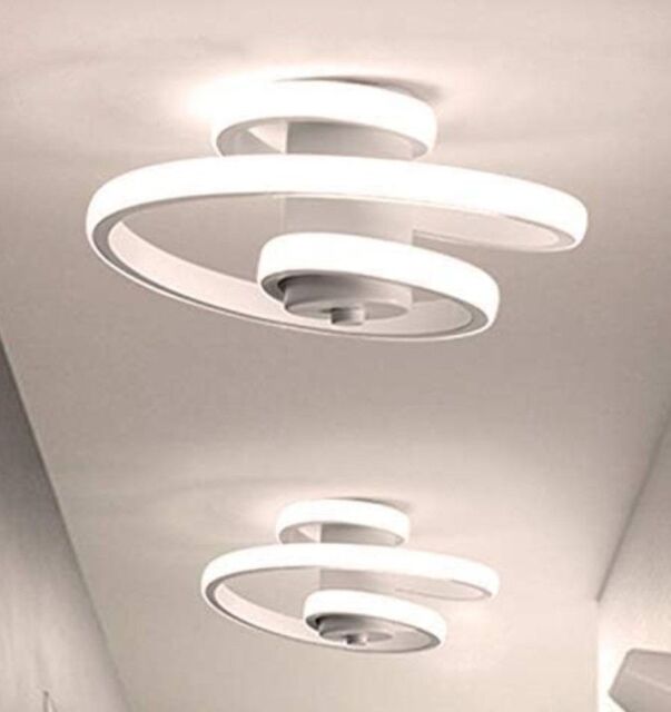 Semi Flush LED Ceiling Light Ceiling Lamp Light Fixtures 18W White by ...