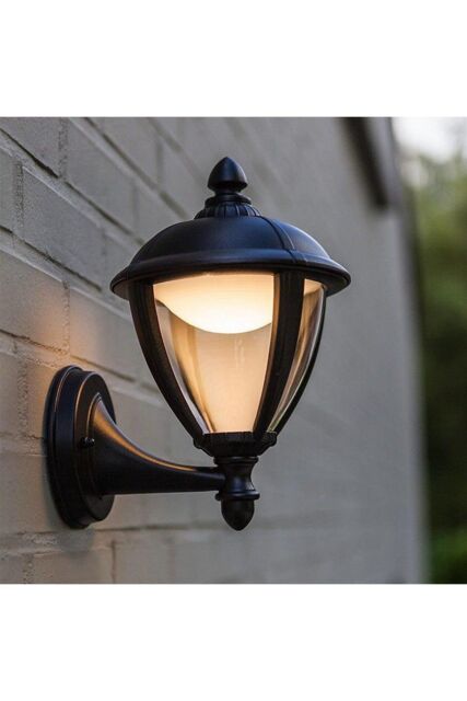 'Cindy' Black Outdoor LED Wall Coach Lantern Light by Debenhams ...