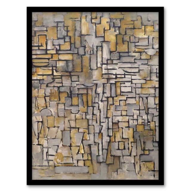 Artery8 Piet Mondrian Framed Wall Art Print Tableau No 2 Composition No ...