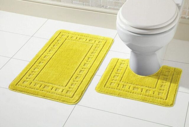 Miami Bath Mat Set in Black by Debenhams | ufurnish.com