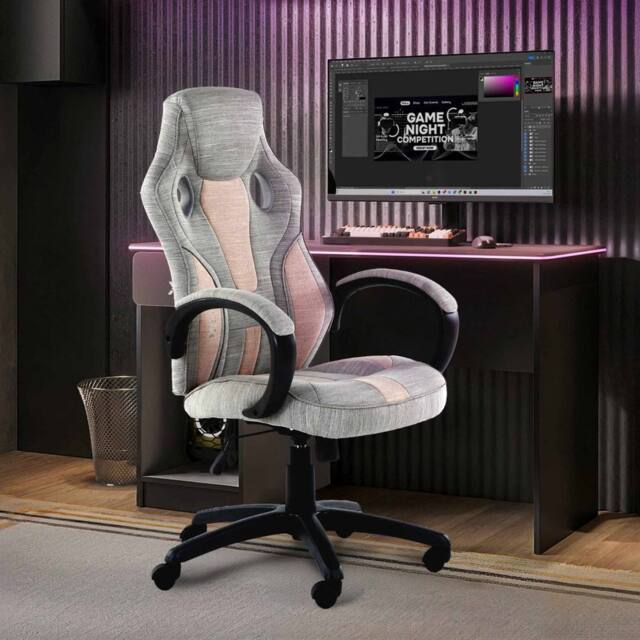 X Rocker Maverick Ergonomic Mid-Back PC Gaming Chair with Swivel in ...