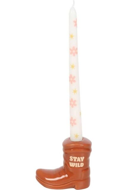 Cowboy Boot Candle & Holder by Debenhams | ufurnish.com