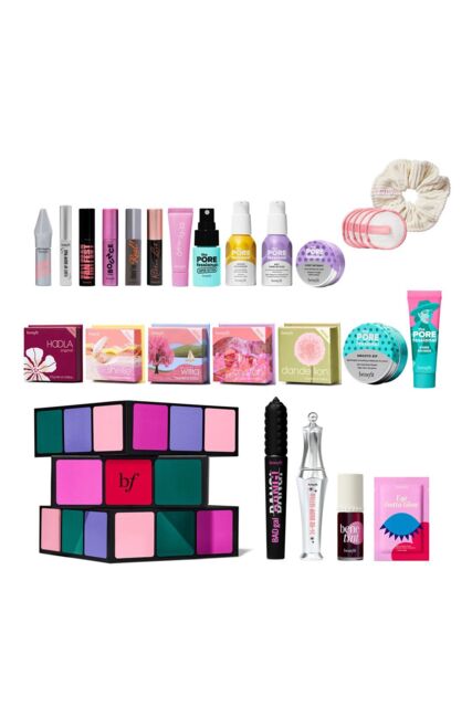 Benefit Women's Glam Cube 24 day Christmas Beauty Advent Calendar Worth ...