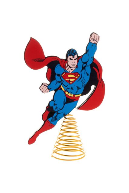 Warner Bros DC Comic Christmas Tree Topper - Superman by Debenhams ...
