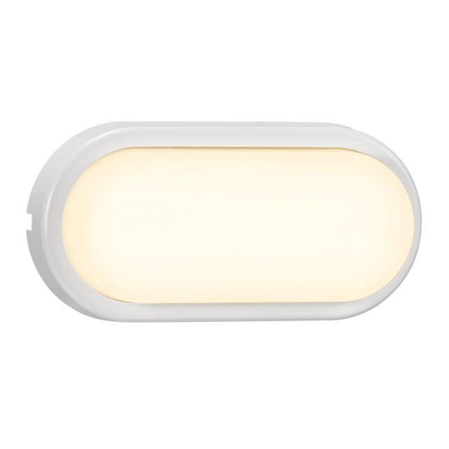 Nordlux 'Cuba Outdoor Energy Oval' Outdoor Wall Light White Intergrated ...