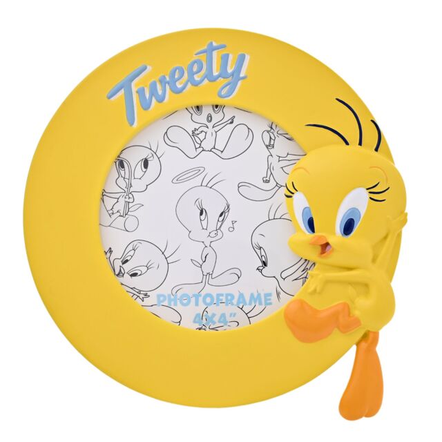 Warner Bros Looney Tunes Tweety Pie Resin Photo Frame - 15cm by ...