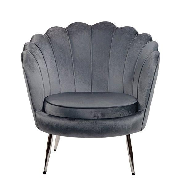 Darcy Velvet Shell Chair by Debenhams | ufurnish.com