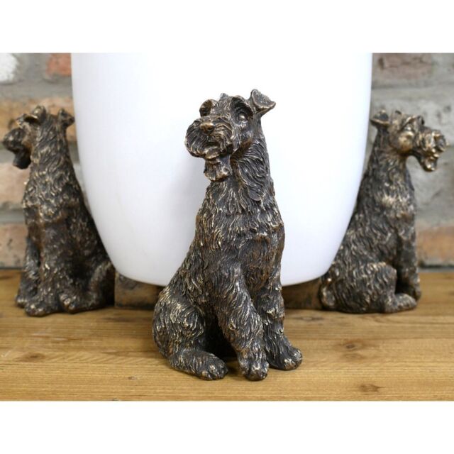Set of 3 Schnauzer Terrier Dog Plant Pot Stands by Debenhams | ufurnish.com