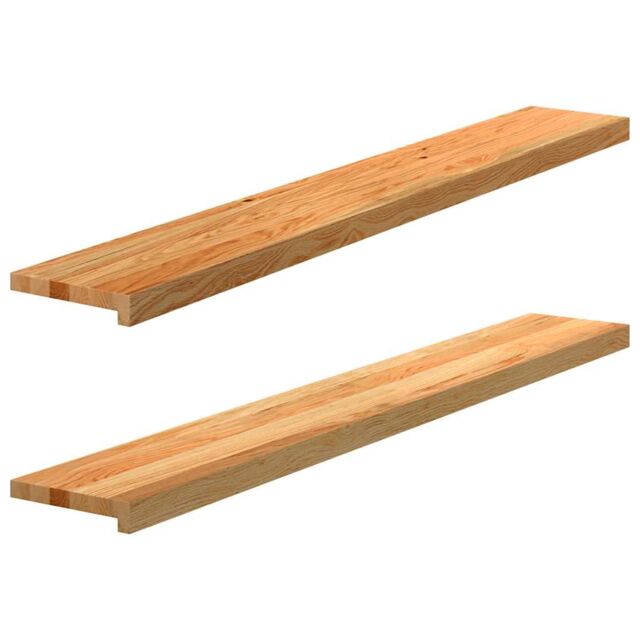 Berkfield Home Window Sills 2 pcs¬†Light Brown 140x20x2 cm Solid Wood ...