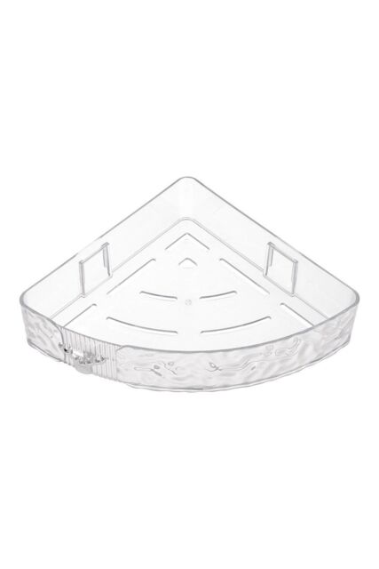Transparent Plastic Wall Mounted Corner Shower Caddy by Debenhams ...