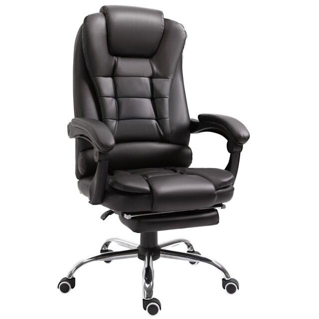 High Back Executive Office Chair Reclining Computer Chair w/ Swivel ...