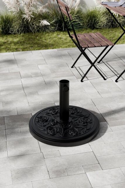 Floral Pattern Cement Freestanding Parasol Base by Debenhams | ufurnish.com