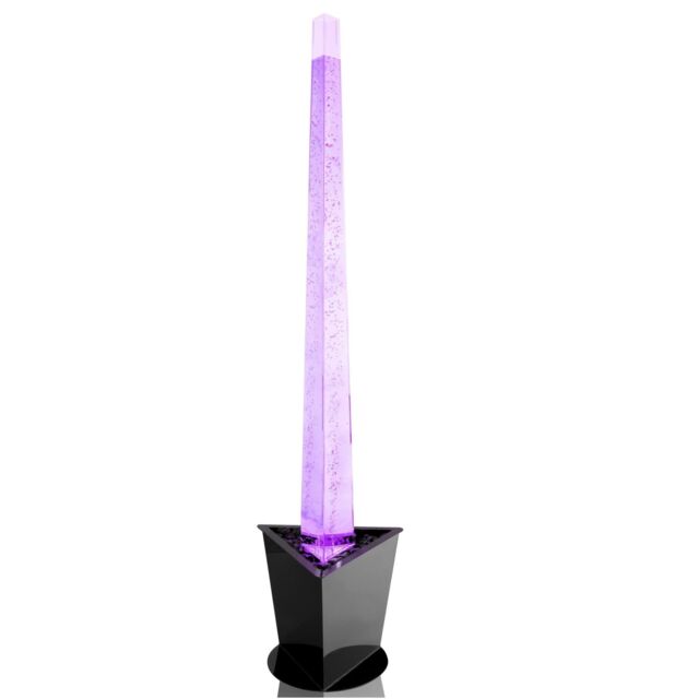 Bubble Water Feature Multicolour LEDs Triangle Nirvana Indoor Use 4ft ...