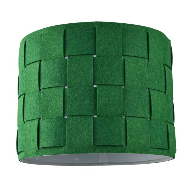 Modern Designer Woven Cross Hatch Felt Fabric Drum Lamp Shade by ...