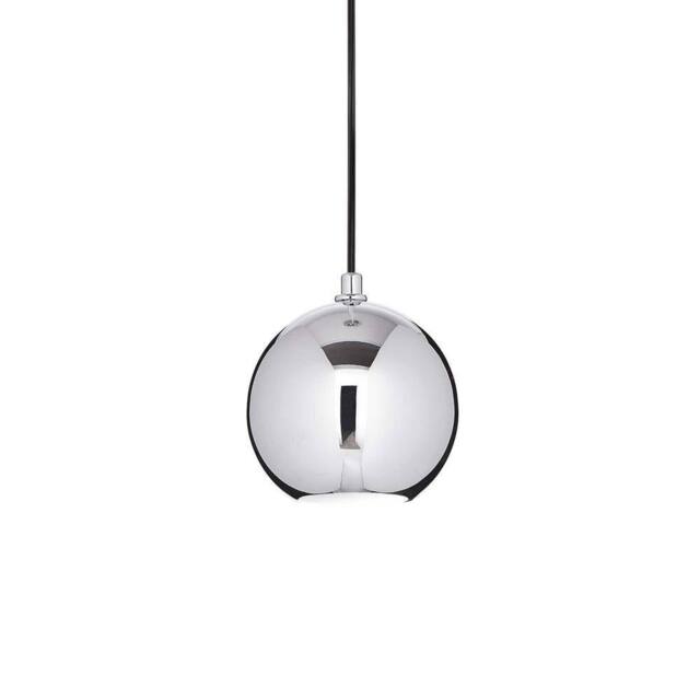 Netlighting Mr Jack 1 Light Large Dome Ceiling Pendant Chrome GU10 in ...