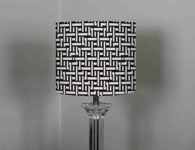 interlacing lines maze lattie abstract geometric image ceiling lamp ...