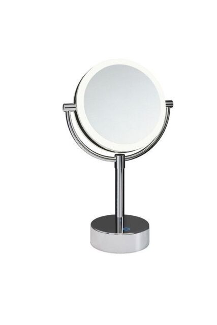 Magnifying mirror Light grey LED 5x (3W 5V/1A) USB Measures 24.8 x 12.5 ...