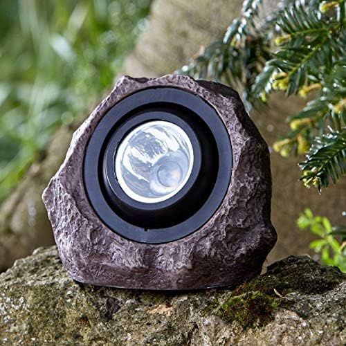 Rock Solar Lights Outdoor Garden Super Bright 25 Lumens by Debenhams ...