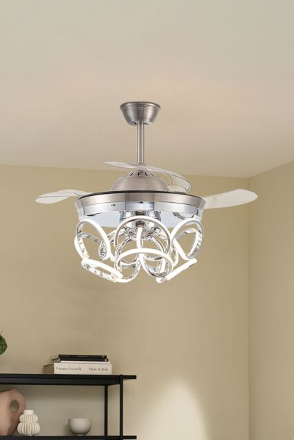 3 Blade Modern Aluminum Ceiling Fan Light by Debenhams | ufurnish.com