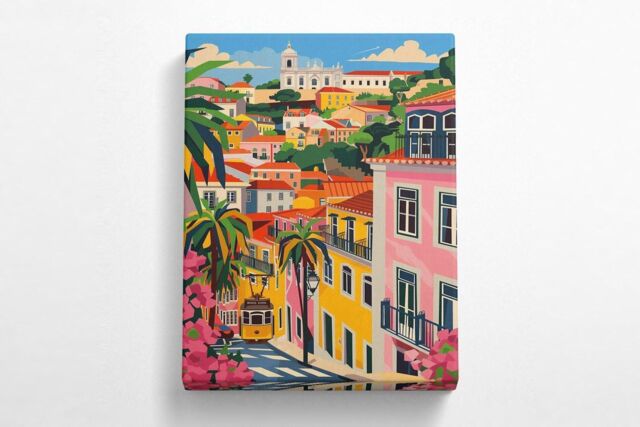 Colour City Streets Canvas Print by Debenhams | ufurnish.com