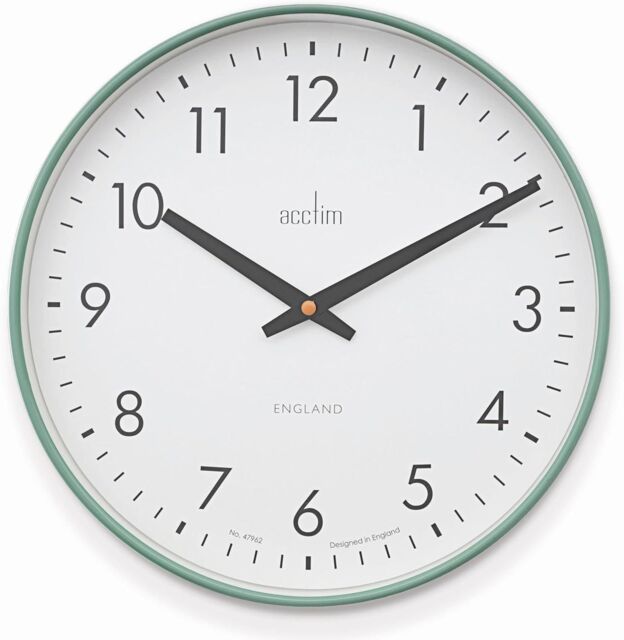 Riley Retro Wall Clock 30cm by Debenhams | ufurnish.com