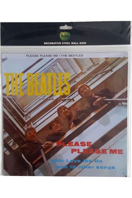 Please Please Me Album Cover Steel Plaque by Debenhams | ufurnish.com